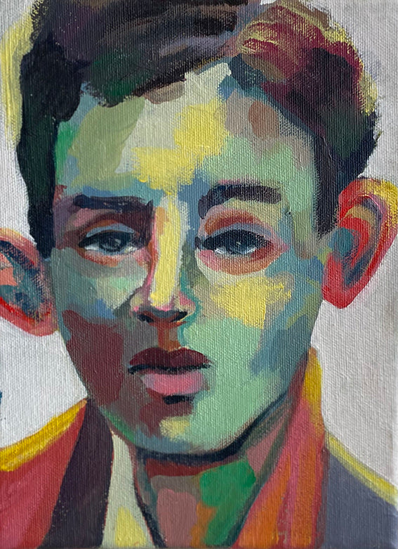 Walter - original portrait painting – ThorntonArtwork